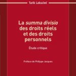 La summa divisio des droits réels et des droits personnels - DH国際書房DH国際書房