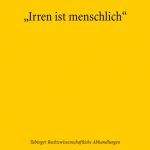 “Irren ist menschlich” - DH国際書房DH国際書房
