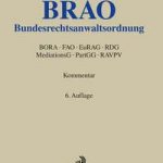 Bundesrechtsanwaltsordnung. BRAO - DH国際書房DH国際書房