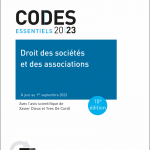 Code essentiel – Droit des sociétés et des associations 2023 - DH国際書房DH国際書房