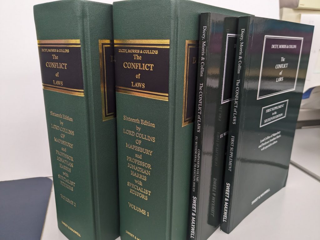 Dicey， Morris & Collins on the Conflict of Laws - DH国際書房DH国際書房